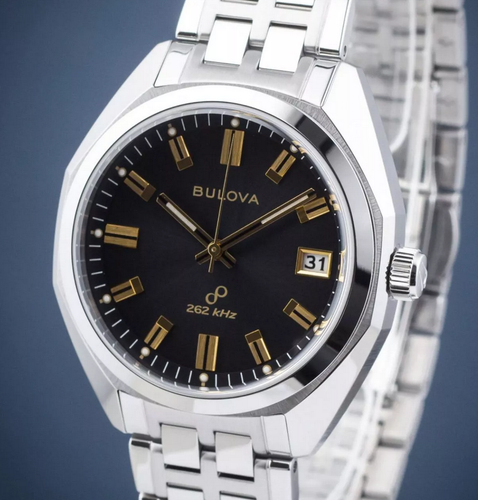 Bulova Jet Star Precisionist Sapphire Crystal Gray Dial 262kHz 96B415 ...