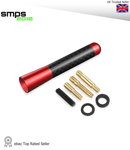 Mini Cooper Gen 3 F56 Bee-Sting 8cm Red + Carbon Fibre Sport Aerial ...