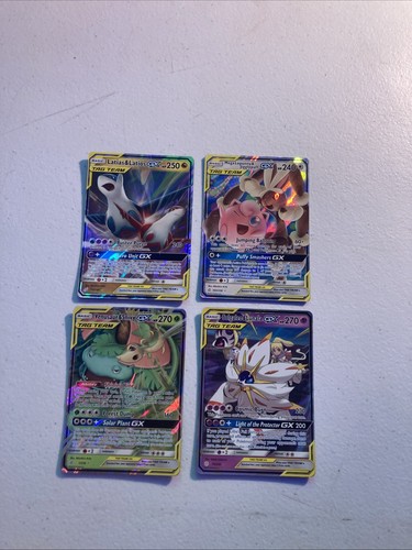 Pokémon Tag Team Card Lot of 4 2019 Tag Team Gx Cards Holo | eBay