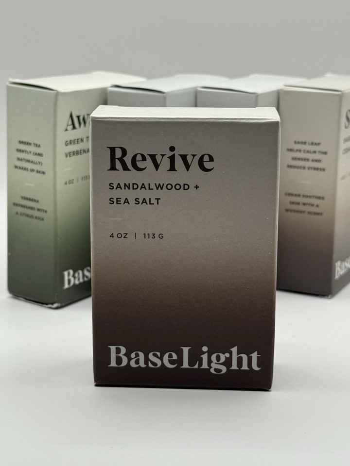 BaseLight Daily Soaps ~ Variety Pack of 5 ~ 4oz each ~ NIB | eBay