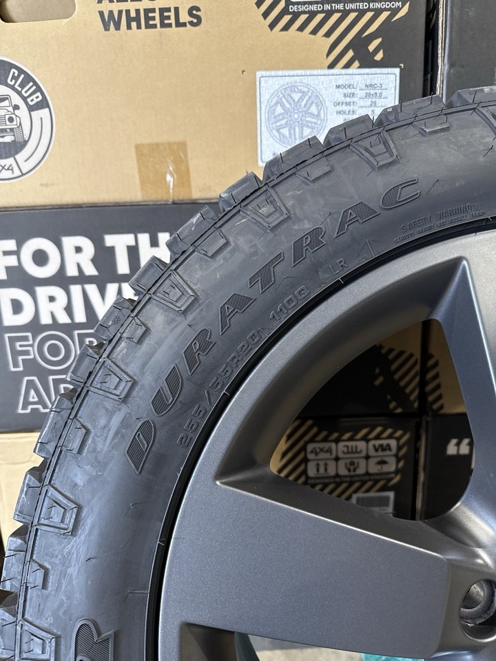 Genuine Land Rover Style 5098 20" Alloy Wheels & Duratrac Tyres x4 ...