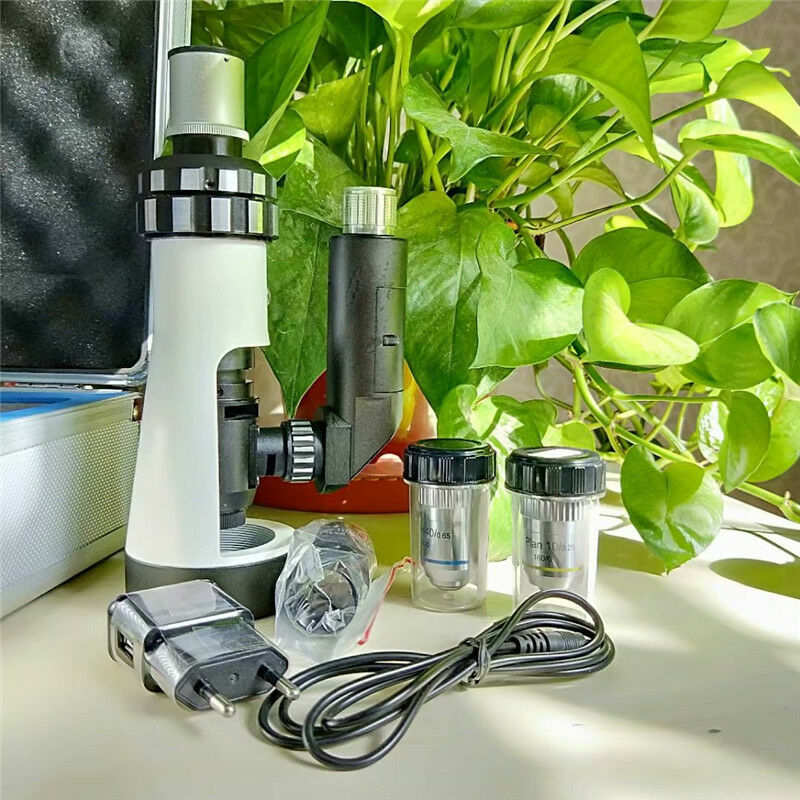 100X-400X Portable Hand-held Microscope Zoom Metallographic Microscope ...