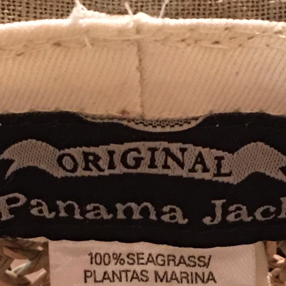 Panama Jack Matte Seagrass Safari Hat Choose Mens Size M-L-XL 2.5" Brim ...