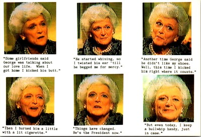 Postcard Barbara Bush First Lady Humor C84 | eBay
