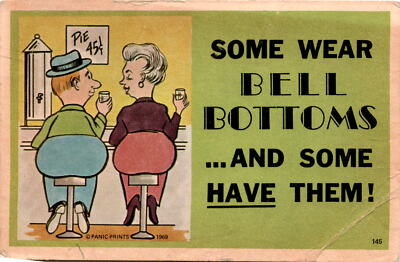 Humorous vintage postcard with happy character | eBay