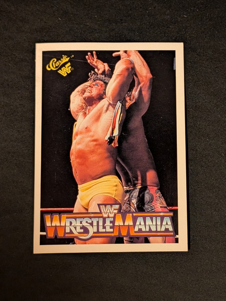 Ravishing Rick Rude Ultimate Warrior WWF Wrestle Mania V Card #110 1990 ...