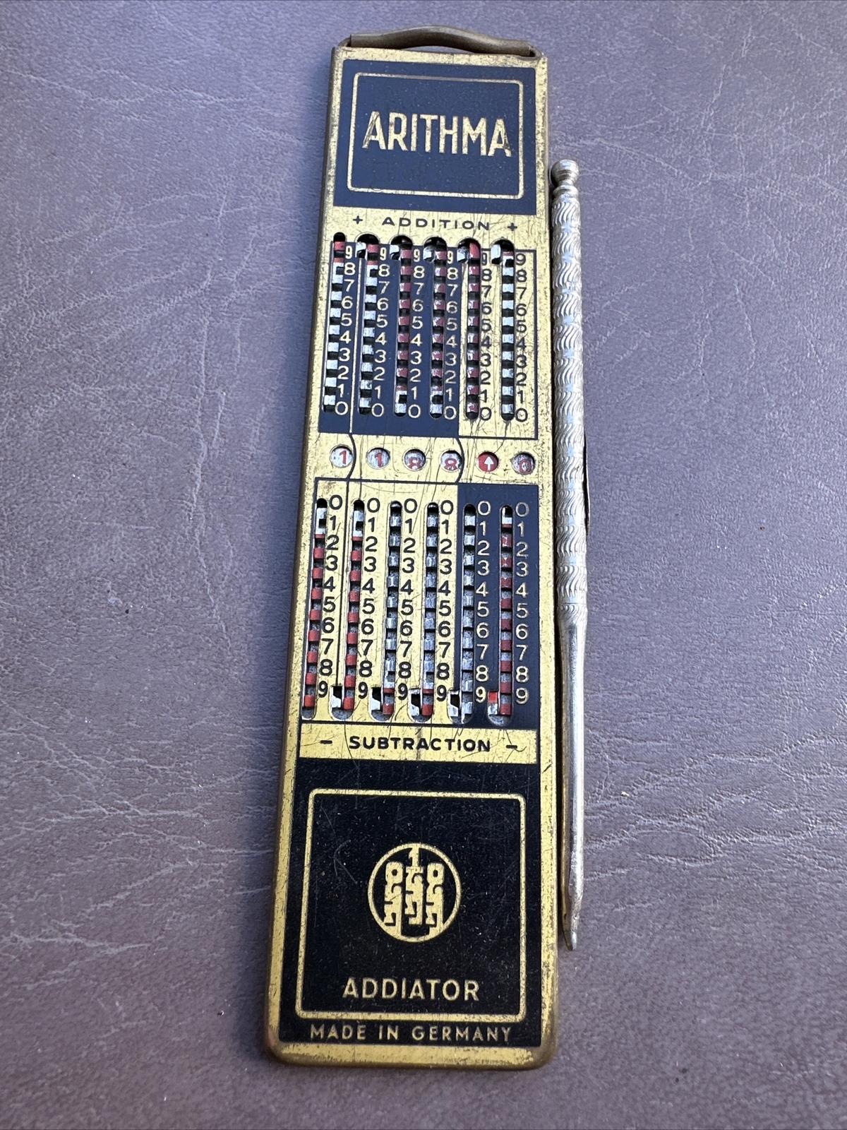 Vintage Arithma Addiator with Stylus ~ Made in Germany!!!!!! | eBay