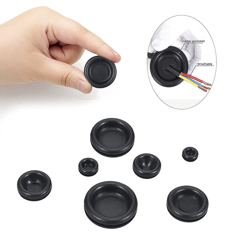 200pcs Rubber Grommet Assortment Sheet Metal Auto Body Electrical Wire ...