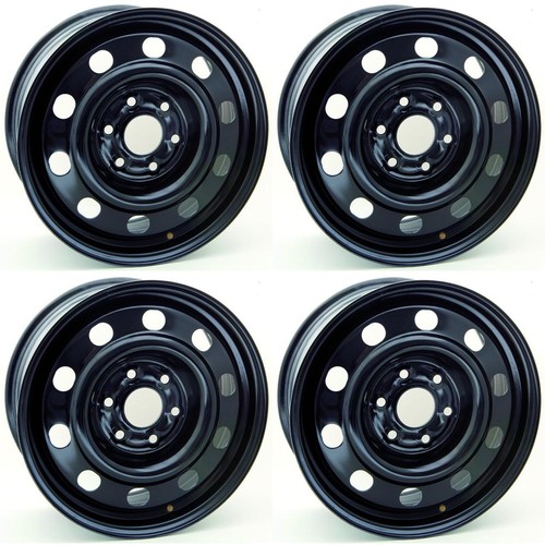 NEW Set of 4 Wheels 17in Black Fits Buick Chevrolet GMC Saturn OEM ...