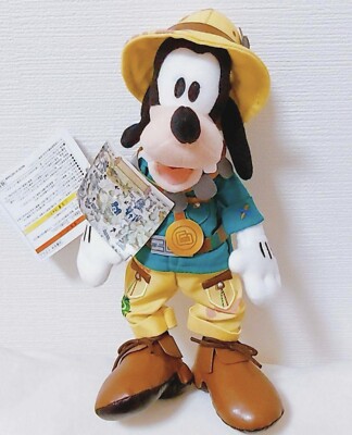 Tokyo DisneySea 'Greeting Trails' Goofy Plush Key Chain New Disneyland ...
