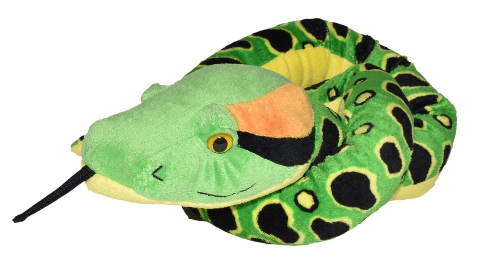 SNAKE SOFT TEDDY BEAR TOY WILD REPUBLIC SNAKES EEL PLUSH CUDDLY 135cms ...