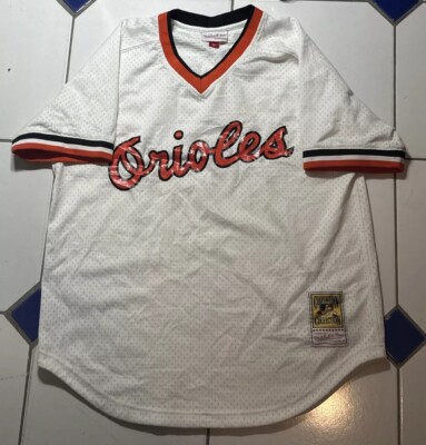 Cal Ripken Jr. 1985 Baltimore Orioles #8 Mitchell & Ness White Jersey ...