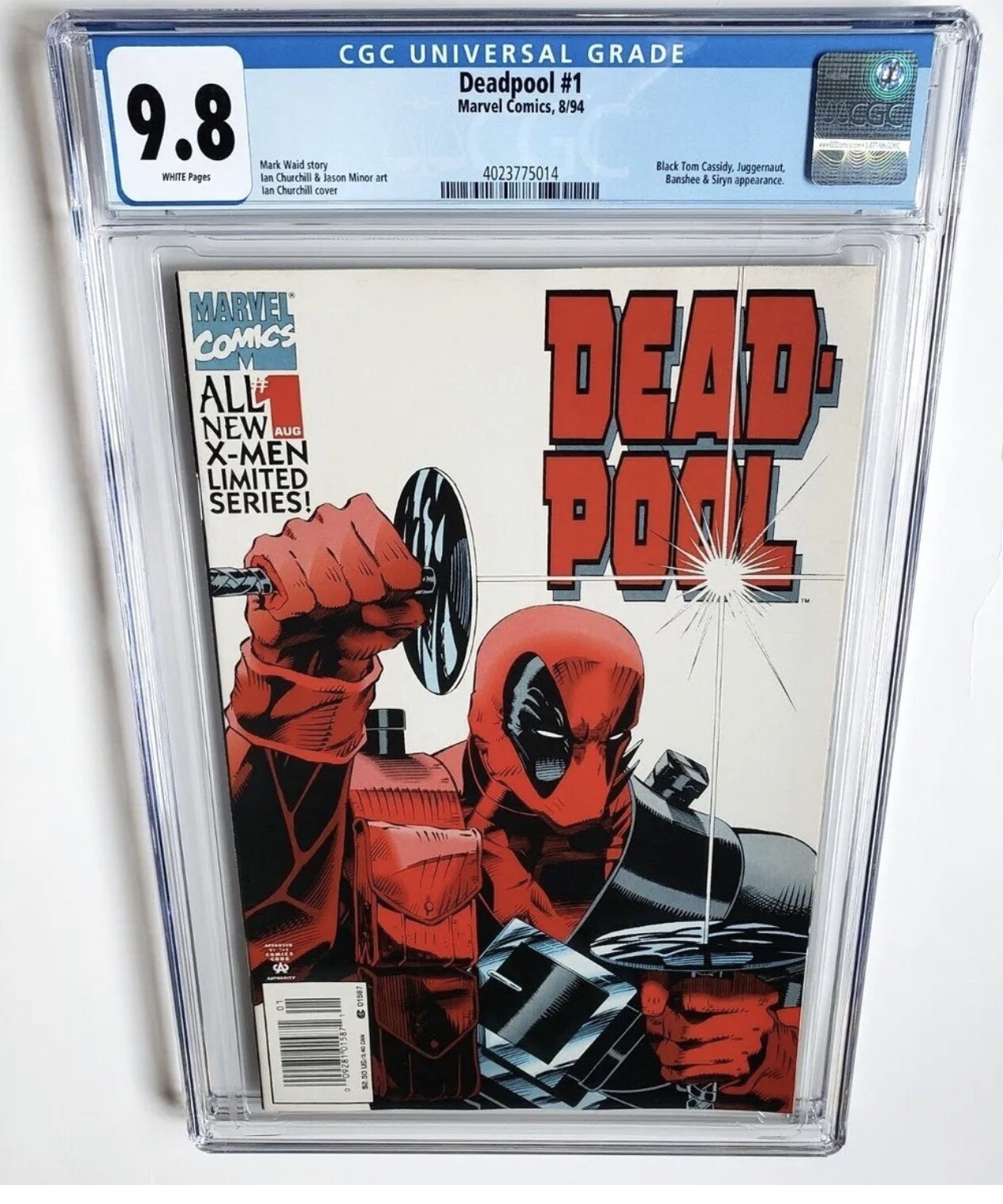 🩸DEADPOOL #1 CGC 9.8 NEWSSTAND-SUPER-HTF FROM 1994 🔑 VERY | eBay