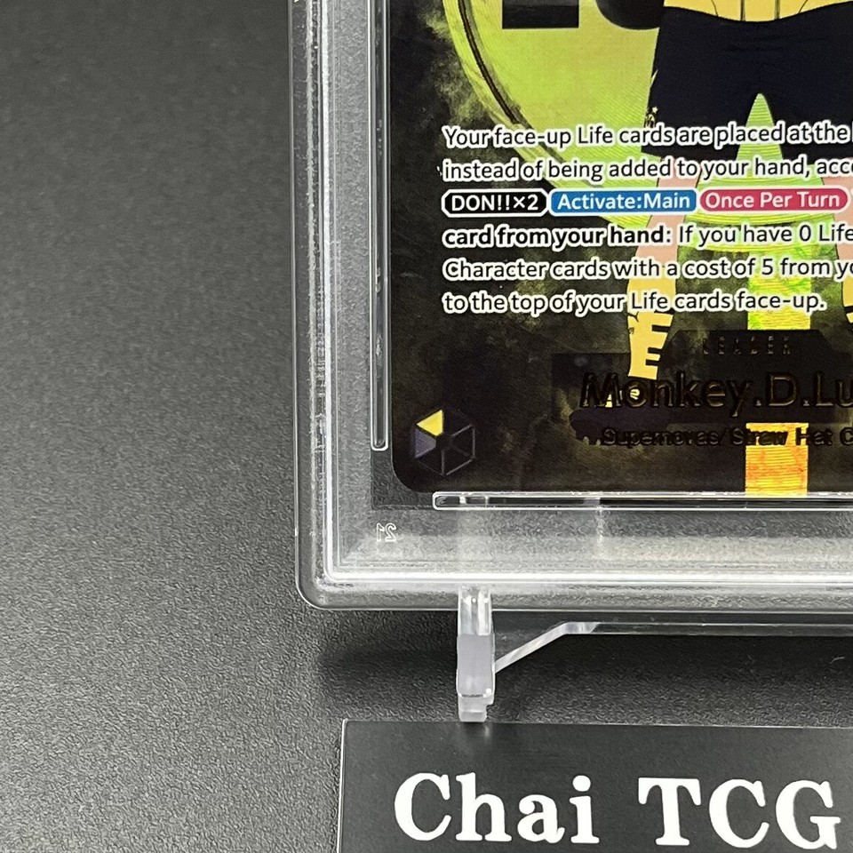 PSA 10 Monkey D Luffy ST13-003 BVB Borussia Dortmund ONE PIECE Matchday ...