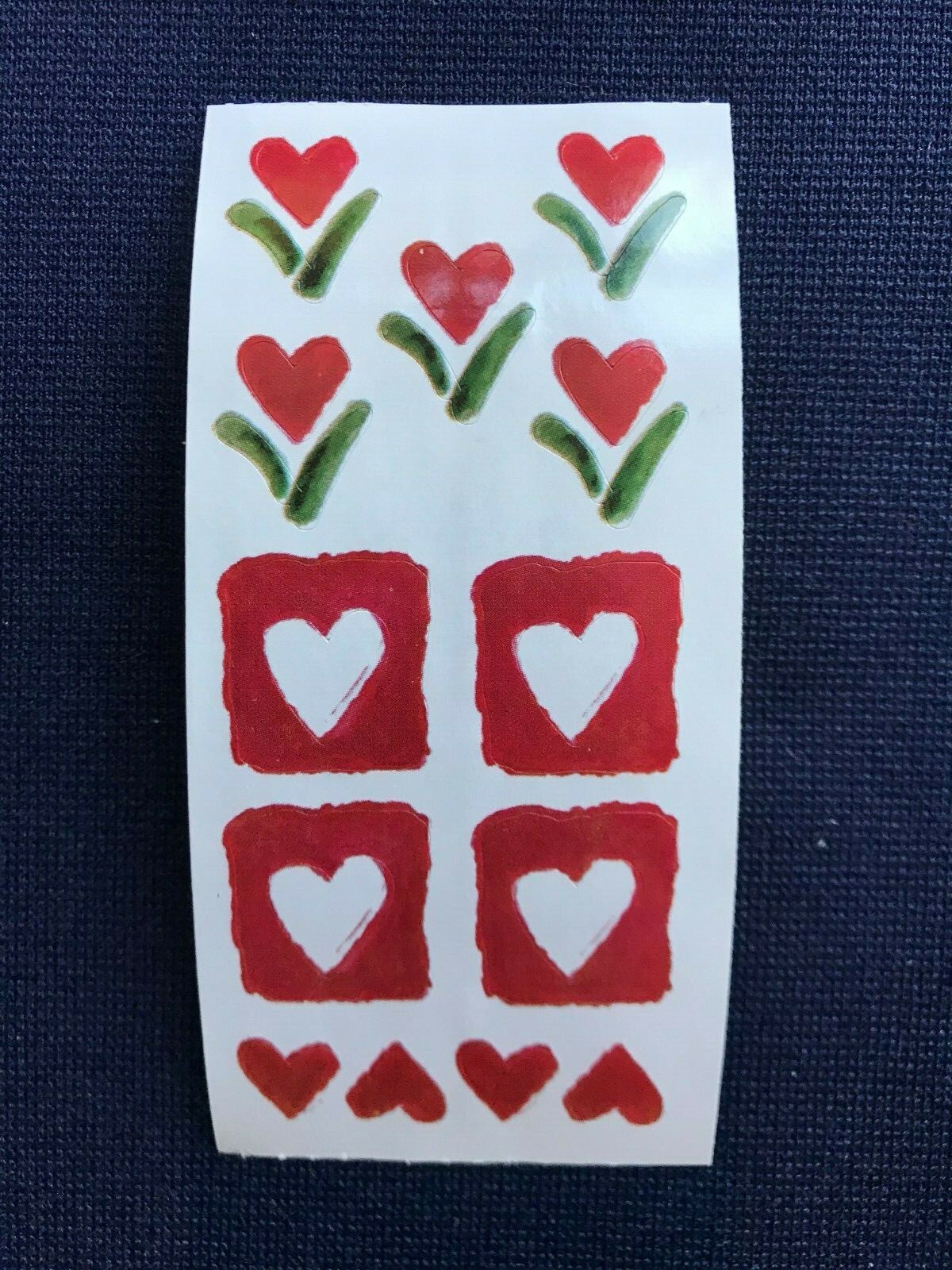 Crafts - Set 4 Scrapbooking Card Making Stickers Printworks Red Sweet ...