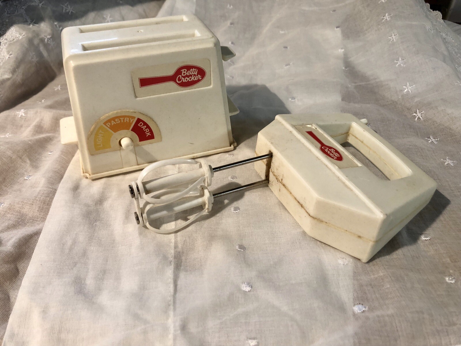 Vintage 80s Kitchen Play Set Kiddy-Matic Appliances Toaster Mixer | eBay