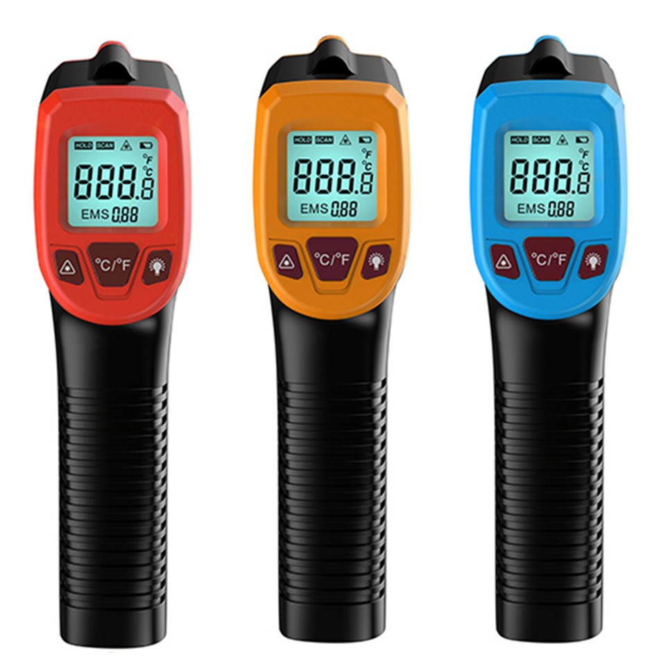 Temperature Gun Non-contact Digital Laser-Infrared Thermometer LCD IR ...
