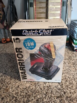 Vintage 1990 Quick Shot QS-123 Warrior 5 Deluxe Analog Joystick in Box ...