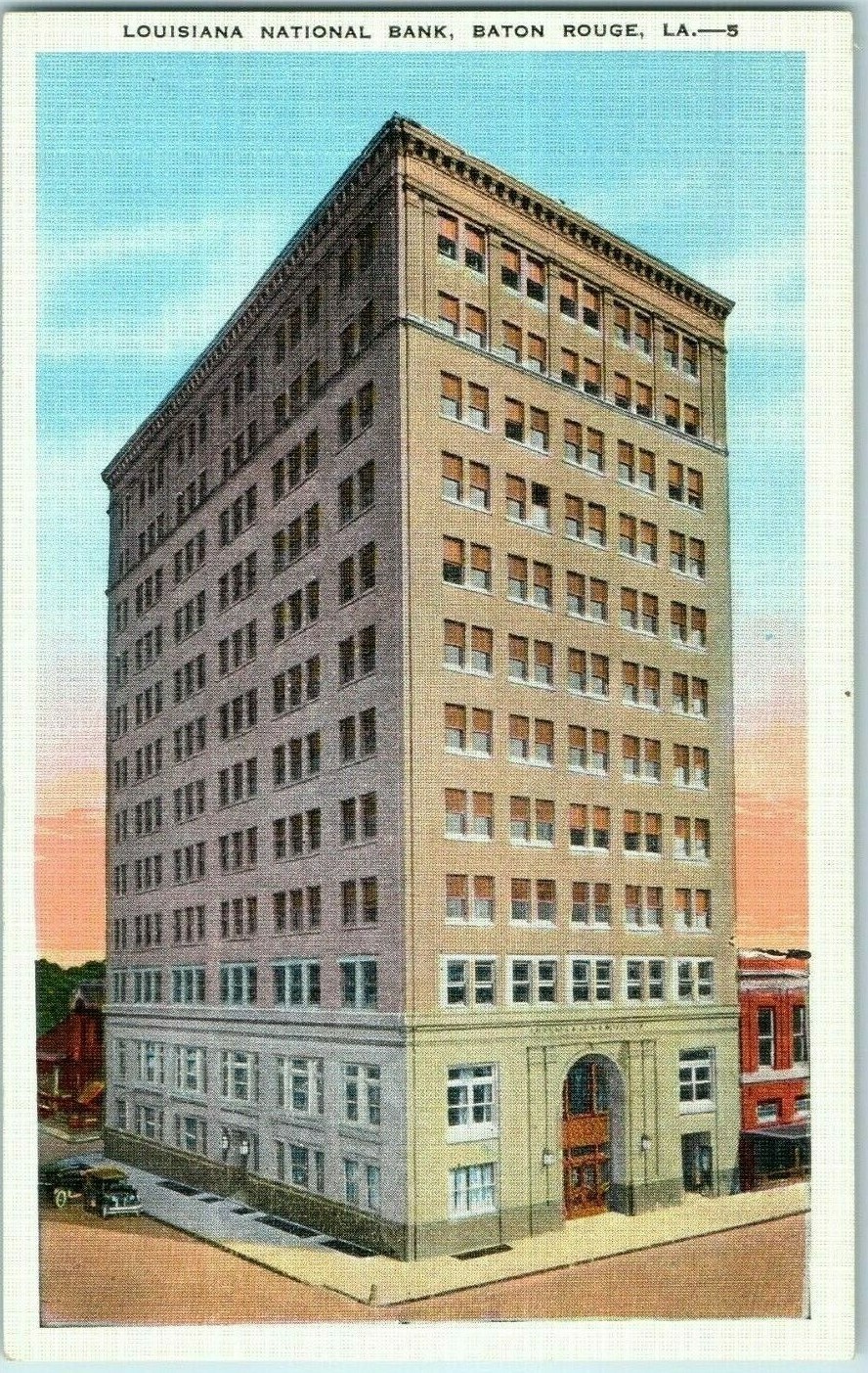 Louisiana National Bank Baton Rouge Louisiana Postcard | eBay