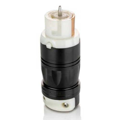 Leviton CS6364C 50A 125/250V AC Locking Connector - Black-White | eBay
