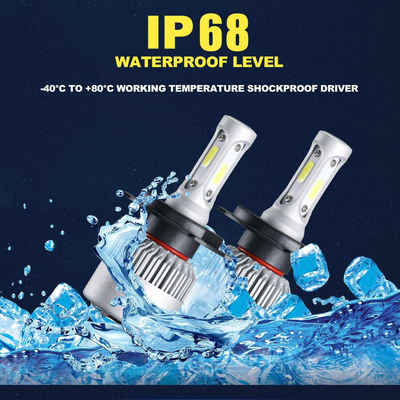 H4 LED Car Headlight Light Bulbs For Ford Ranger 2006-2015 PJ PK PX MK1 ...