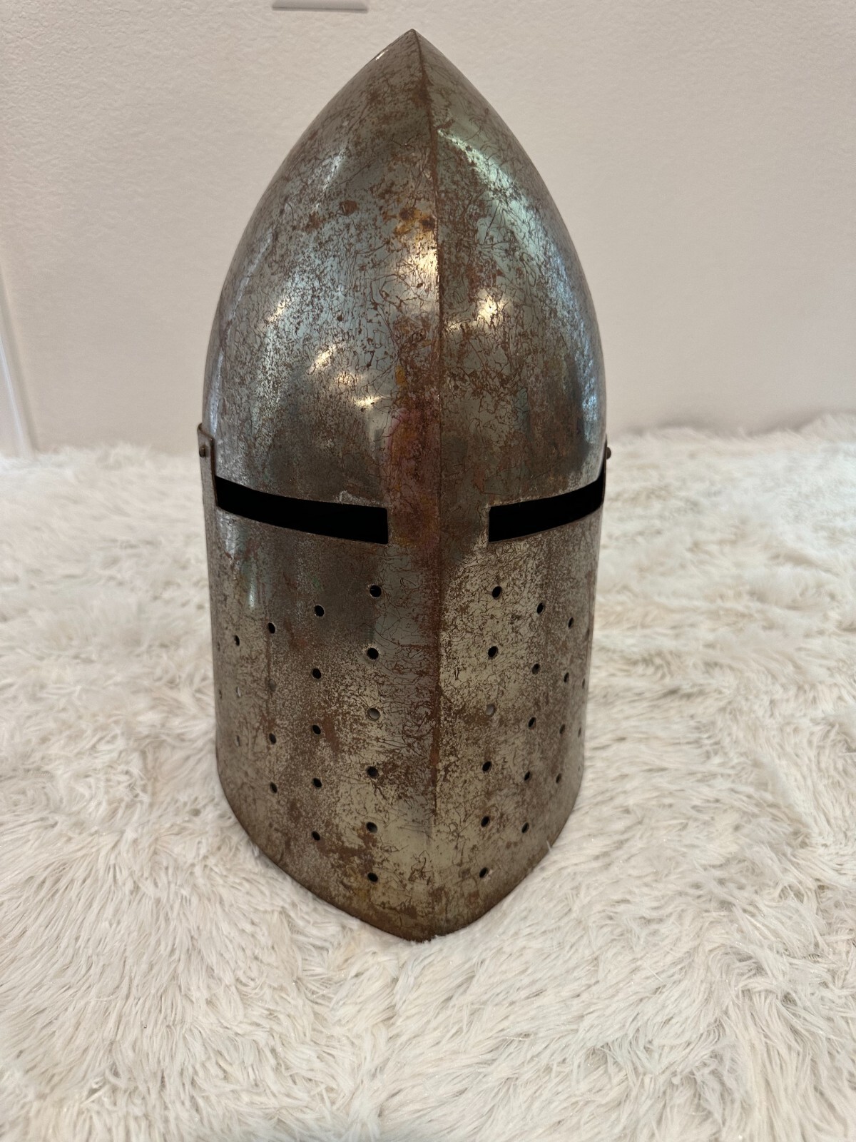 Metal Knight Helmet Lifesize | eBay