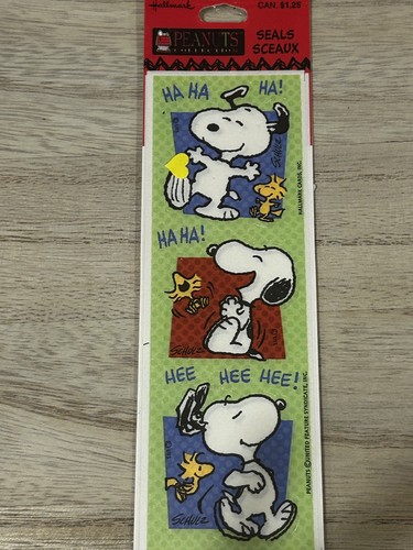 Peanuts Snoopy collection Stickers Hallmark 4 Sheets Sealed vtg | eBay