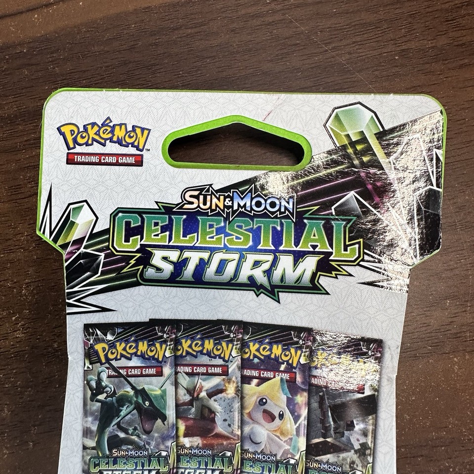 Pokemon TCG Celestial Storm Sleeved Booster Pack Blaziken Artwork ...