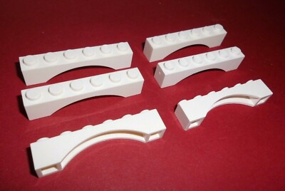 Lego (3455) 6 Rundbögen 1x6x1, in weiß aus 5895 6418 6338 6402 | eBay.de