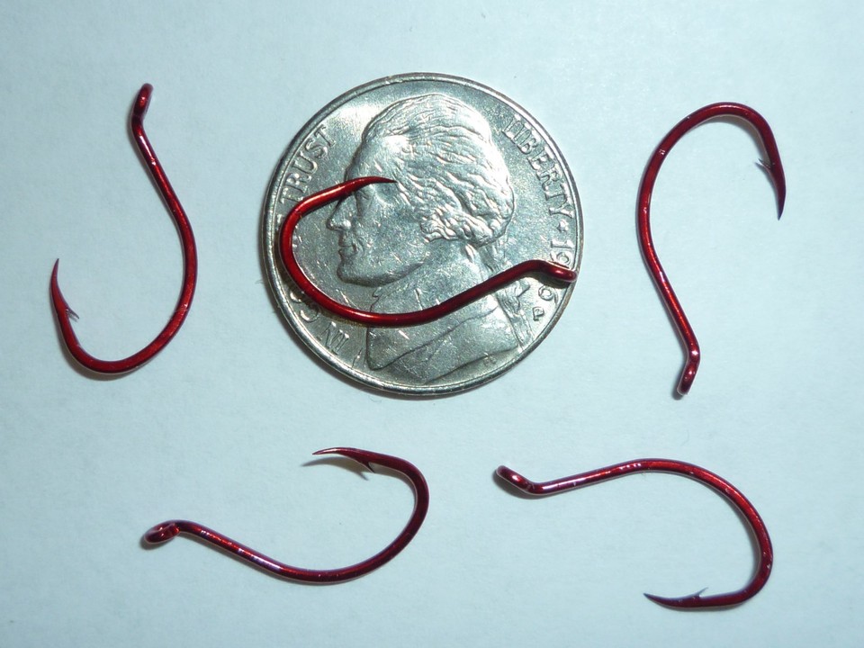 VMC OCTOPUS BEAK HOOKS - BULK - YOUR CHOICE OF SIZES - 9299 - TIN RED ...