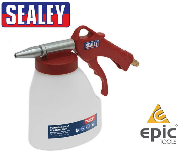 Sealey PSB05 90psi Portable Soda Blasting Gun for sale online | eBay