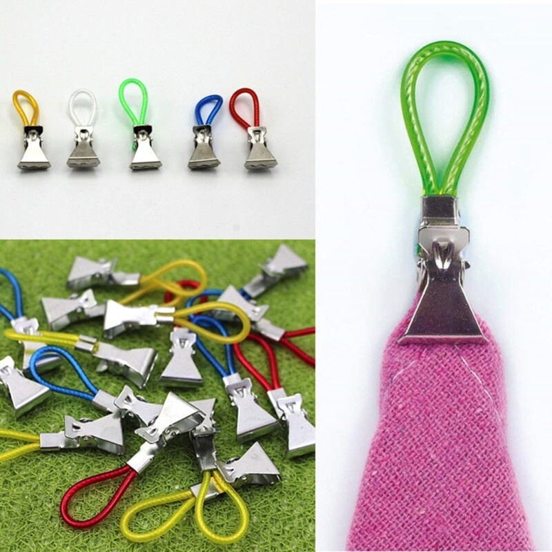 5pcs Sundries Hook Clip Clothespin Socks Clothes Clamp Towel Holder ...