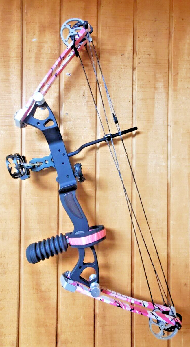 Compound Bow And Arrow Pink