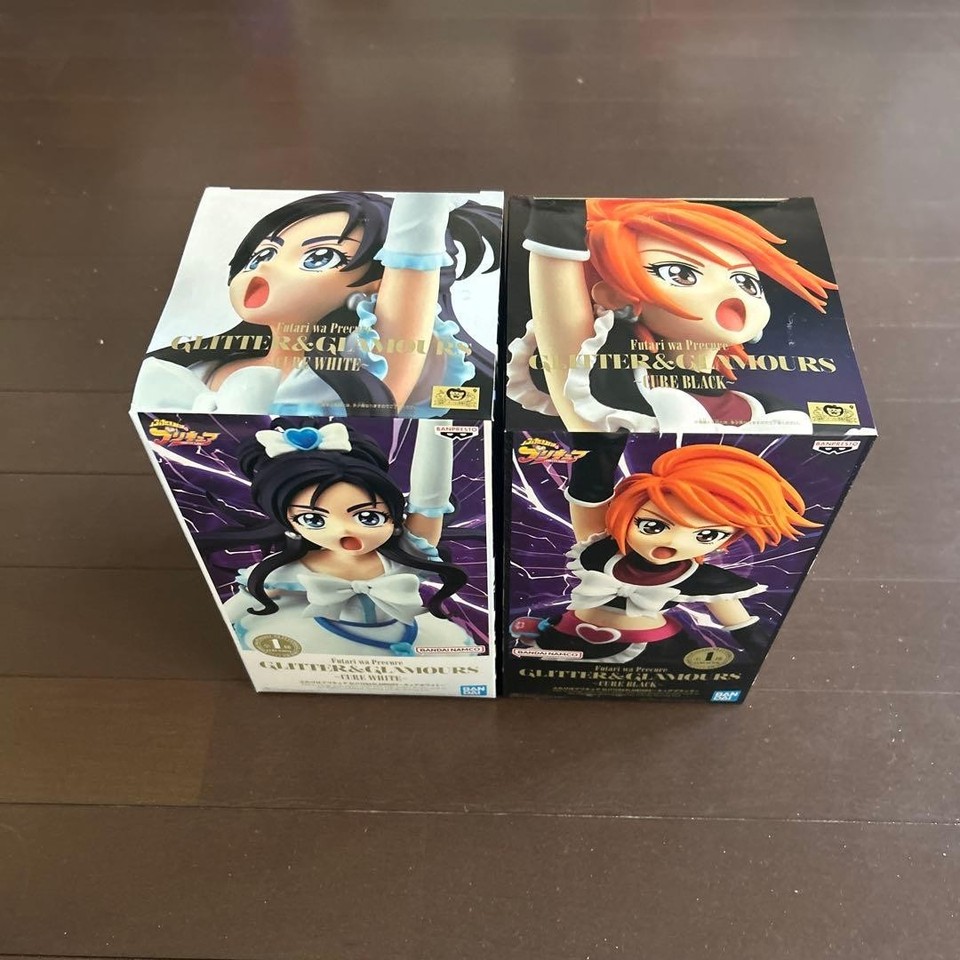 Pretty Cure GLITTER&GLAMOURS Cure White & Cure Black Figure Set ...