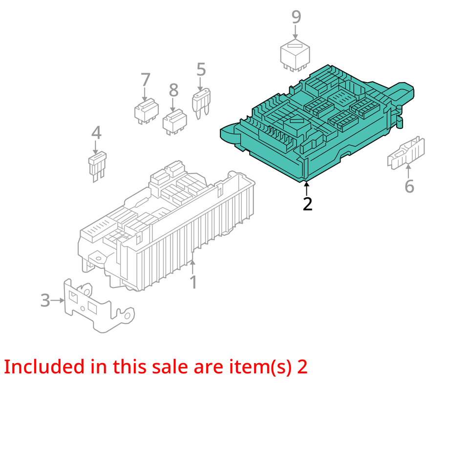 2012 BMW X5 Engine Compartment Fuse Box OEM 105K Miles - LKQ434231396 ...