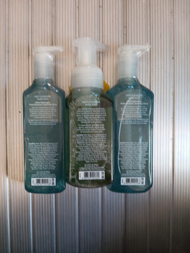 3 Bath & Body Works Gentle Foaming Hand Soap & gels (L35) | eBay
