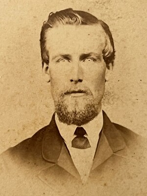 Peoria Illinois CDV Photo Joseph Robinson Young Man ID'd Mills Antique ...