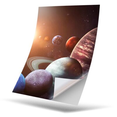 1 x Vinyl Sticker A4 - Planets Solar System Space NASA #8222 | eBay UK