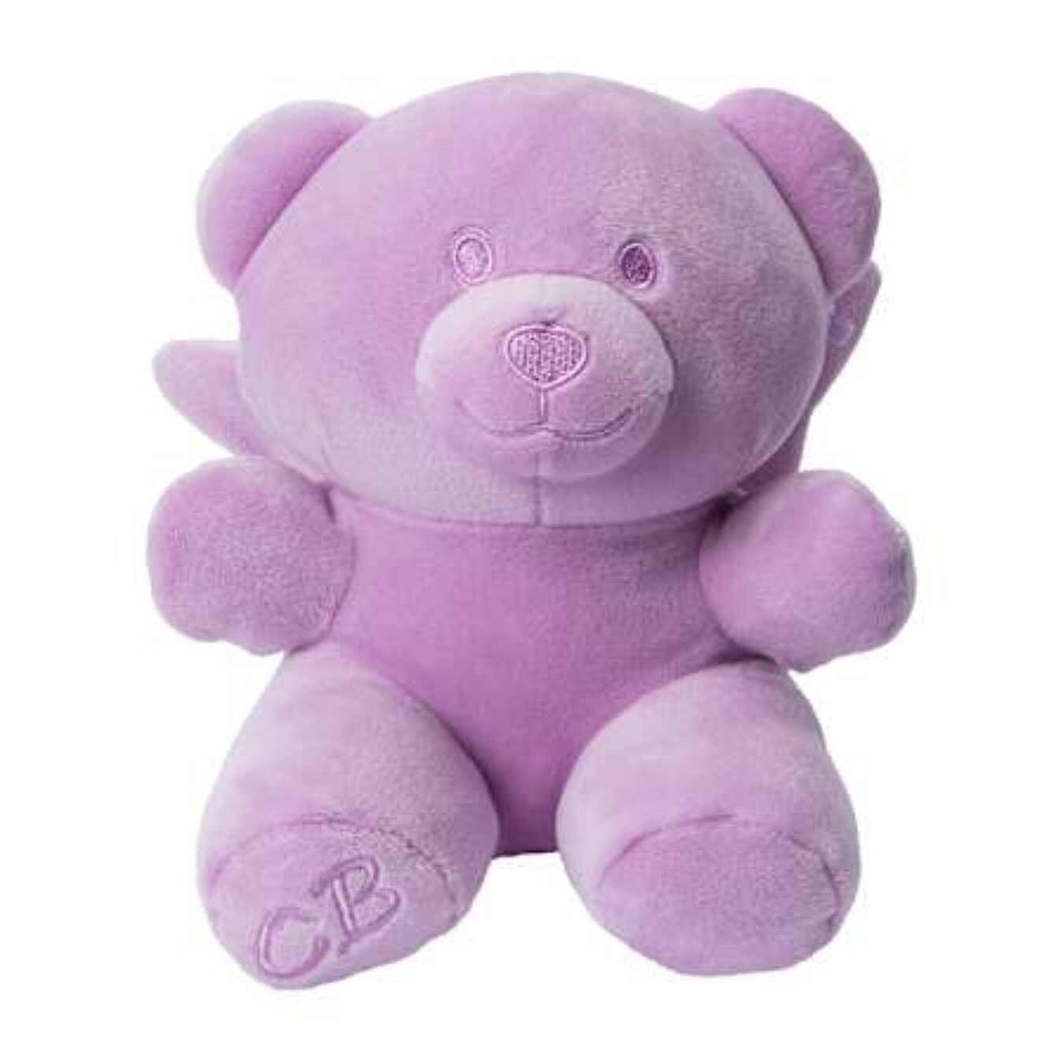Candy Bear-Plush soft Teddy bear cub 7"w/butterfly/angel wings-Purple ...