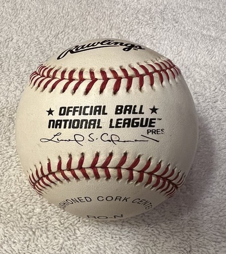 Official Rawlings "National League" Baseball - Leonard S. Coleman ...