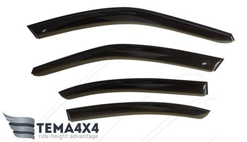 Windows Visors Deflector for BMW 3 Sedan (E46) 1998-2005 Sun Rain Guard ...