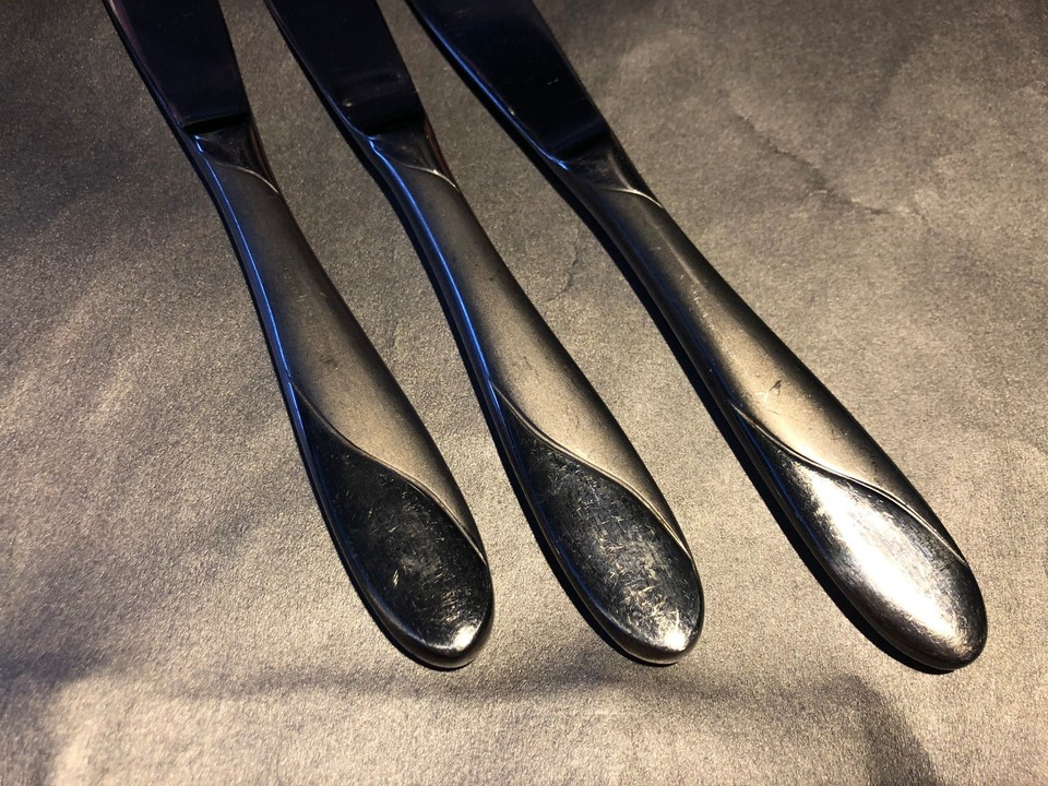 Cambridge SWIRL SAND Stainless Flatware Glossy Frosted CHOICE | eBay
