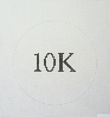 Running Race 10K Needlepoint Canvas Ornament Handpainted 18 Mesh Funda ...
