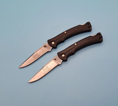 Buck USA Buckmasters 484 Pocket Knife - Plain Blade Black Handle 2013 ...