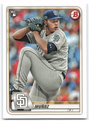 2020 Bowman #90 Andres Muñoz RC San Diego Padres 1BP | eBay
