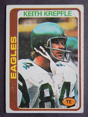 Keith Krepfle #216 Topps 1978 Football Card (Philadelphia Eagles) G | eBay
