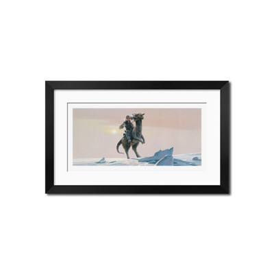 17x36 - Star Wars x Ralph McQuarrie Luke On Tauntaun Concept Art Poster ...