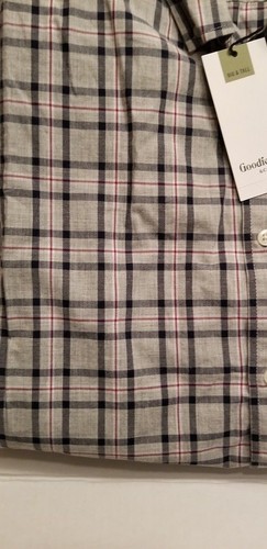 Goodfellow & Co Standard Fit Plaid Shirt Big & Tall Various Sizes 2XB ...