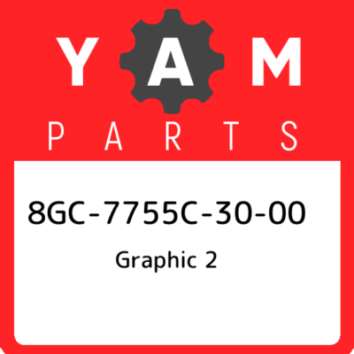8GC-7755C-30-00 Yamaha Graphic 2 8GC7755C3000, New Genuine OEM Part | eBay