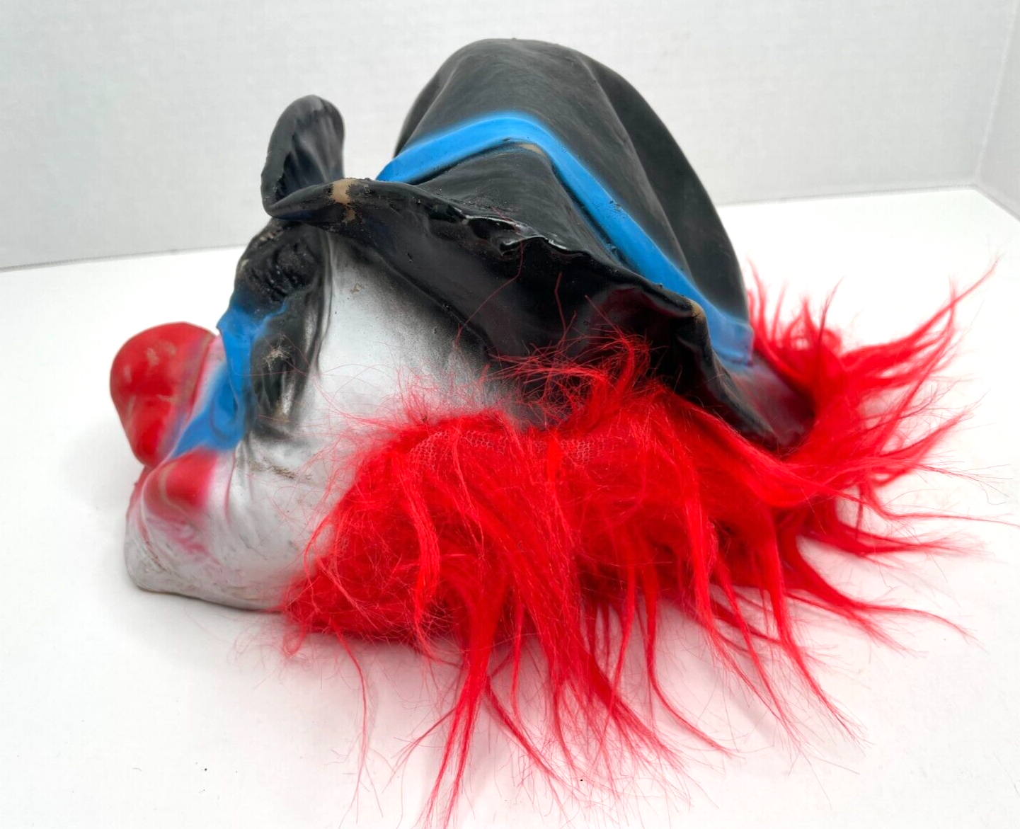 Vintage Ben Cooper Halloween Half Face Mask Hobo Clown Rubber Latex ...